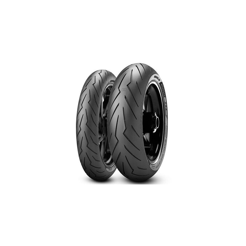 PIRELLI DIABLO ROSSO 3 240/45ZR17 M/C (82W) TL - Sharwoods Bike Tyre Online