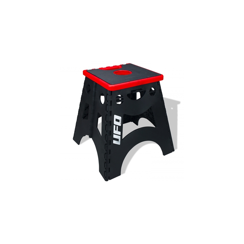 UFO MOTOCROSS FOLDABLE PLASTIC STAND - RED - Sharwoods Bike Tyre Online